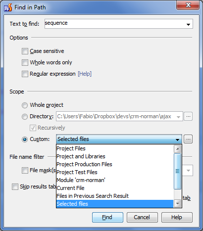 Find/Replace in all currently open files – IDEs Support (IntelliJ Platform) | JetBrains